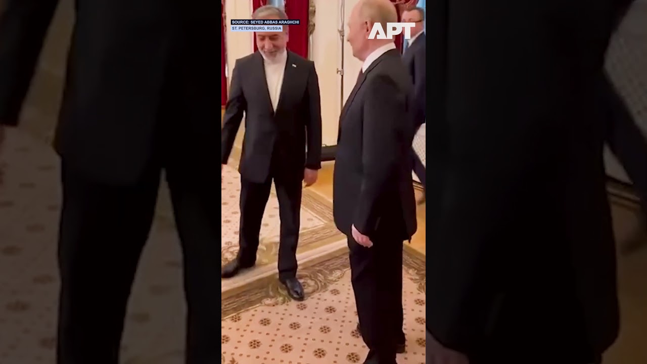 WATCH: Putin Meets Iran’s Araghchi in St. Petersburg | APT
