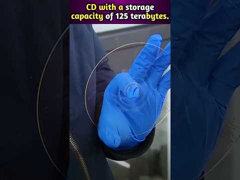 CD with a storage capacity of 125 terabytes. #facts #shortsfeed #shorts #yt
