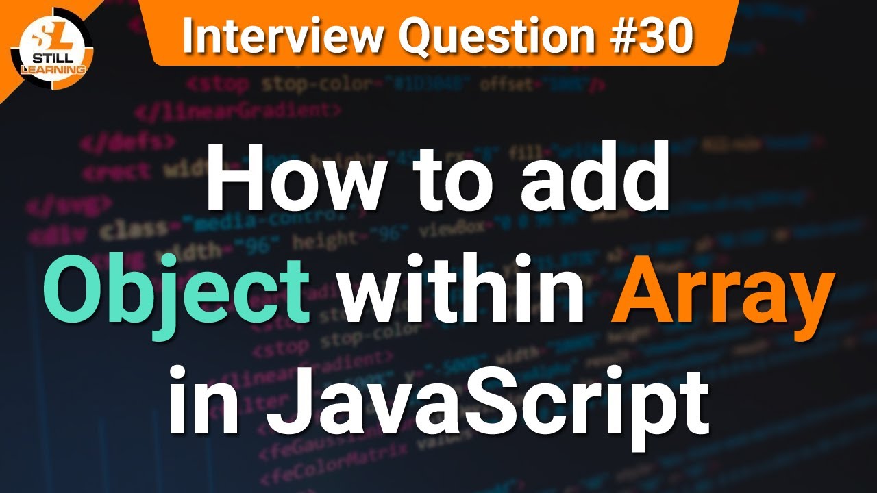 How to add object within array | JavaScript Tutorials in Hindi | Interview Question #30