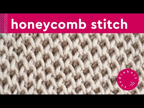 Honeycomb Stitch | Brioche Knitting Pattern (4 Row Repeat)