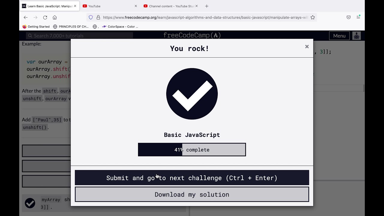 Watch me learn web dev. Javascript: Push,pop, shift,unshift,multiArrays