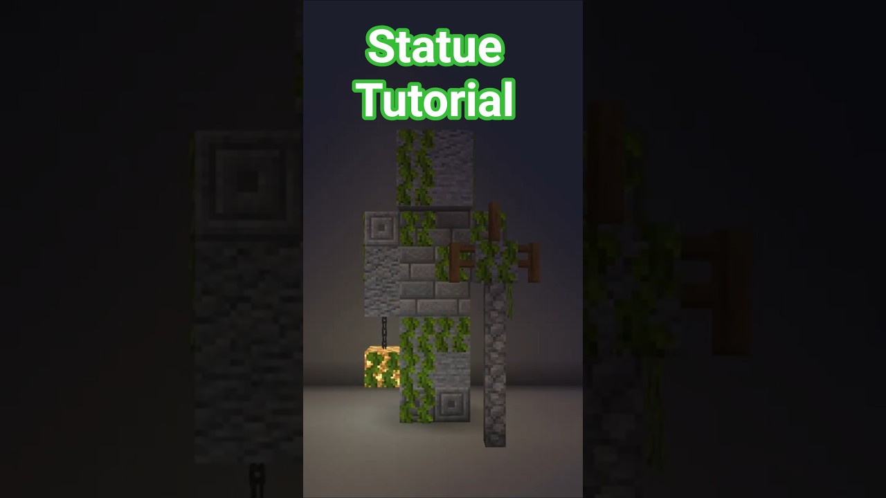 Simple Minecraft Statue Tutorial!