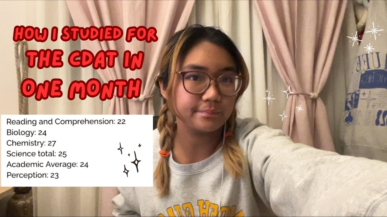 How I Studied for the Canadian DAT in 1 Month (24 AA Breakdown) | 2026