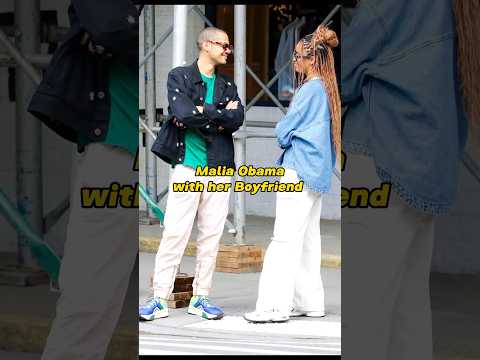 Malia Obama & Her boyfriend #shorts #maliaobama #celebrity #shortvideo