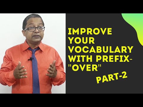 English Vocabulary-Learn 7 Words with the Prefix"OVER"