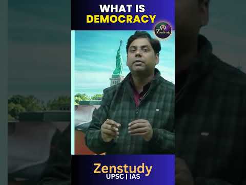 The meaning of democracy as a form of government | UPSC