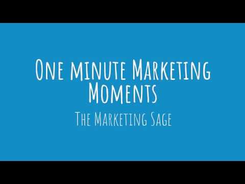 One Minute Marketing Moments FOCUS
