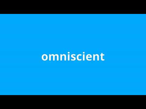 what is the meaning of omniscient