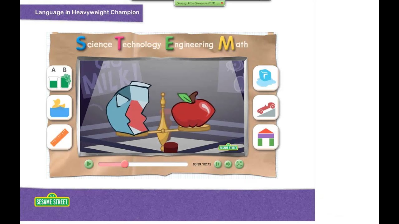 Sesame Street: STEM Language Webinar