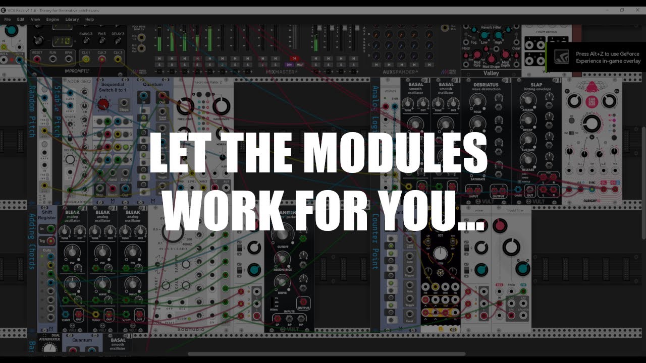 Musical 'Tricks' for Generative Patches