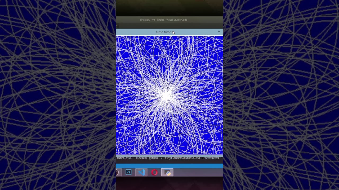 Learn Python Turtle module UNDER  60 SEC  || 60 SECONDS CHALLENGE || Specially made for beginners