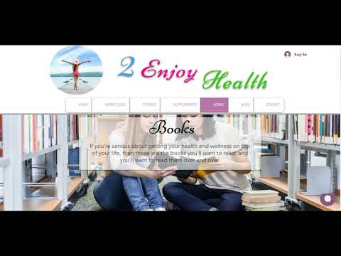 2 Enjoy Health Fitness Blog Portfolio Website Video Presentation I Mahir IT Website Design Company