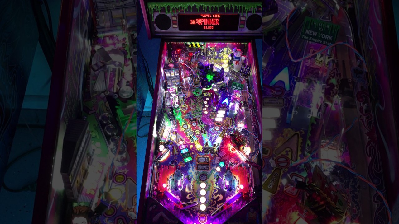 Ghostbusters pinball gameplay: Stay Puft, Mass Hysteria, and We Came, We Saw...