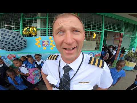 Pilots life - DID I EVER CRASH A PLANE? I am giving a speech in a Caribbean school