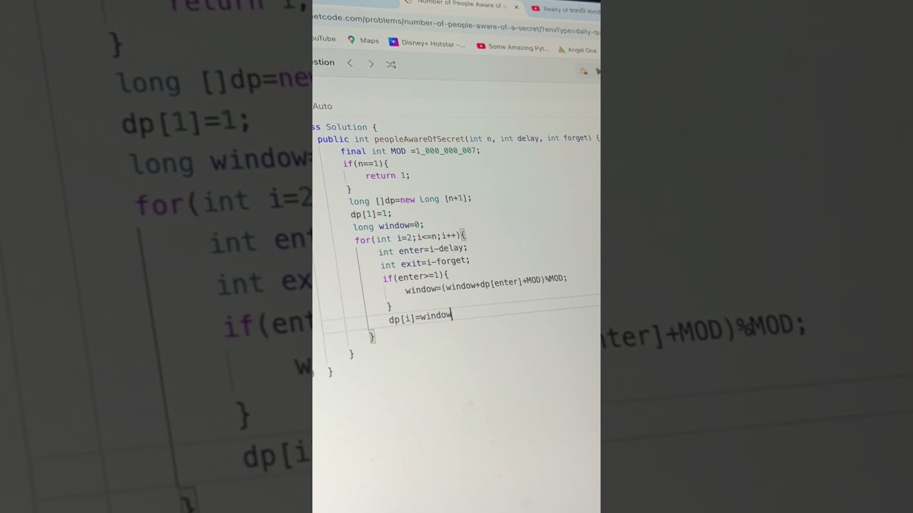 Day 266 : #leetcode #2327 |  #300daysofcode #java #programming #problemsolving #dsa #algorithms