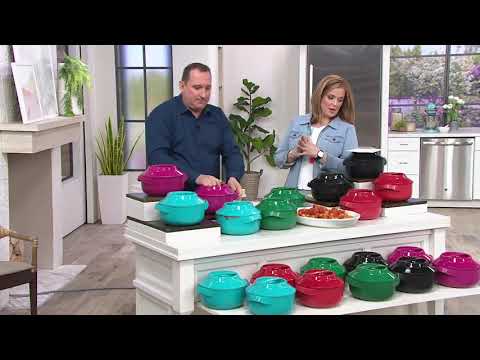 Set of (2) 9-cup Microwave Thermal Hot and Cold Serving Bowls with Lids on QVC