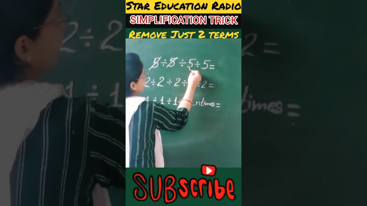 Smart💡Simplification Trick||Simplification short trick||fast calculation tricks #shorts #shortvideo