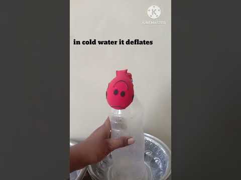 #gases expansion and contraction #thermal heat expansion #bottle& balloon activity