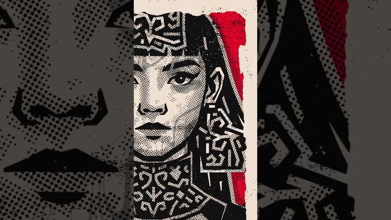 Swipe to discover the striking beauty in every stroke of this bold tribute to #Aztec  heritage #art