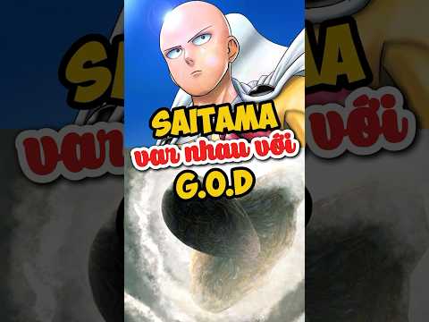 Saitama var nhau với thần #anime #onepunchman #saitama #shorts