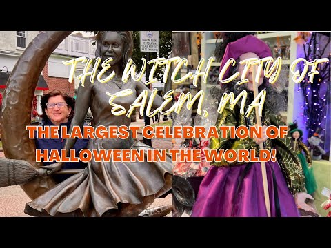 SALEM, MA HALLOWEEN SEASON | WALK-THROUGH SALEM IN OCTOBER | THE WITCHY CITY OF SALEM ATTRACTIONS