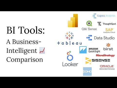 BI Analysis of BI Tools (The Most In-Depth Comparison of BI Tools)