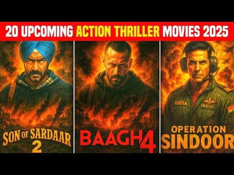 2025 की 20 सबसे खतरनाक फिल्में 🔥 | Upcoming Big Movies of 2025 | South vs Bollywood Showdown!