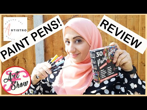ARTISTRO PAINT PENS REVIEW ! | Fatema's Art Show