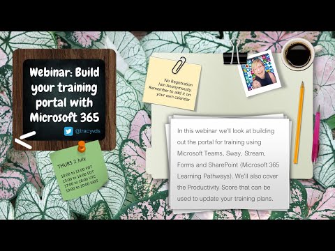 Webinar: Build your training portal with Microsoft 365