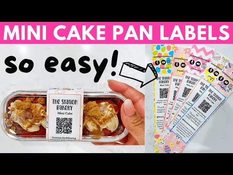 How to Make Mini Cake Pan Labels (No Design Skills Needed!)