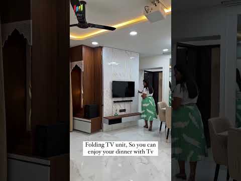 Space-Saving Folding TV Unit | Perfect for Small Living Rooms!