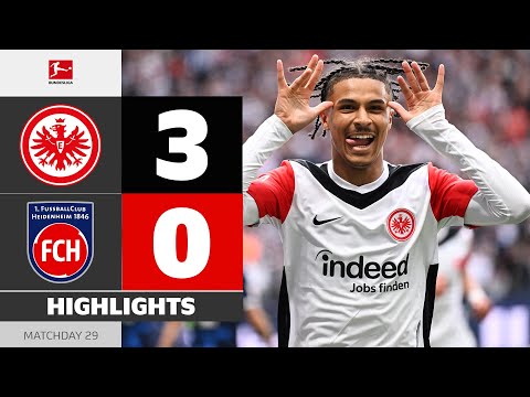 EINTRACHT FRANKFURT - HEIDENHEIM | Highlights | Matchday 29 – Bundesliga 2024/25