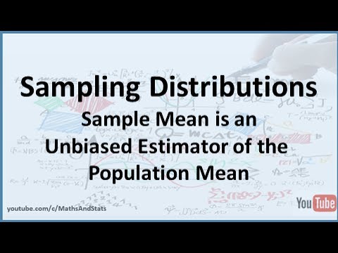 The Sample Mean is an Unbiased Estimator of the Population Mean