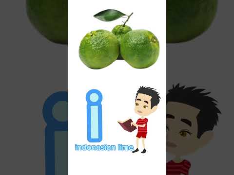i for indonasian lime | fruits |Dogali Digali #nurseryrhymes #shorts