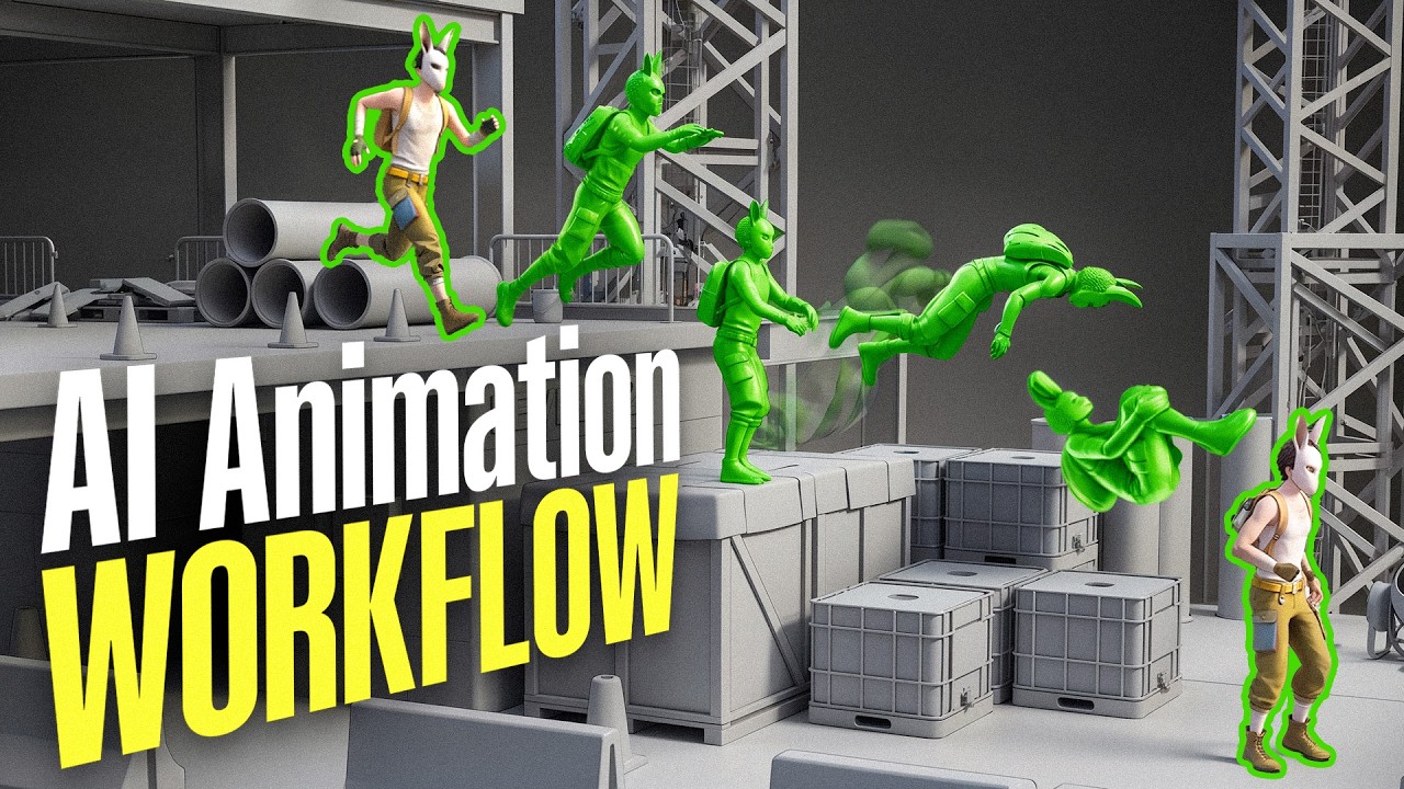 I Made 3D Parkour Animation With AI - Full Workflow