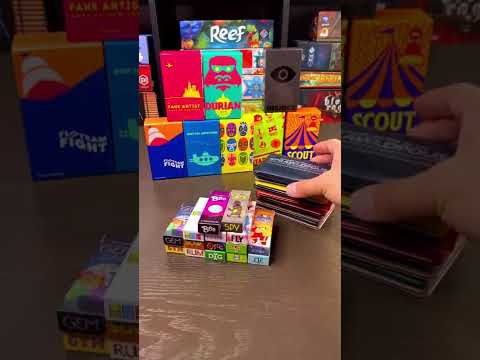 Some fun POCKET SIZE GAMES | Fun for traveling | 🎲😀woosung.boardgames TikTok #shorts #boardgames