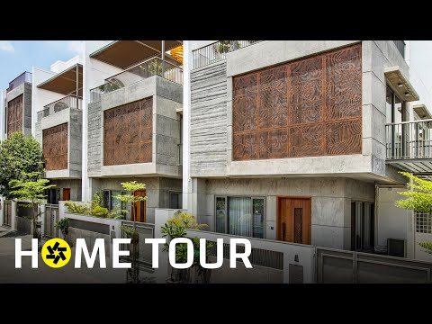 6 Compact Houses of 1,500 sq.ft Each Designed to Follow Vastu Principles (Home Tour).