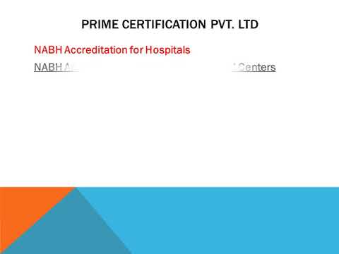Training for NABL and NABH Certification
