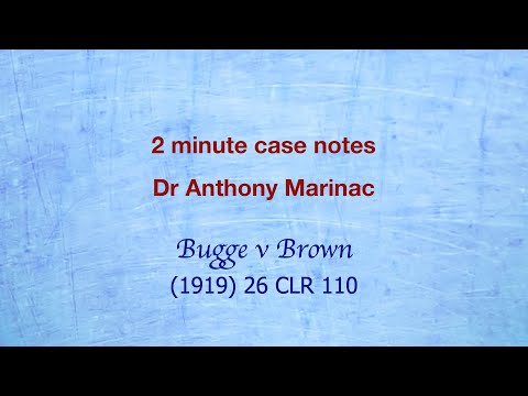 Bugge v Brown (Employers' vicarious liability)