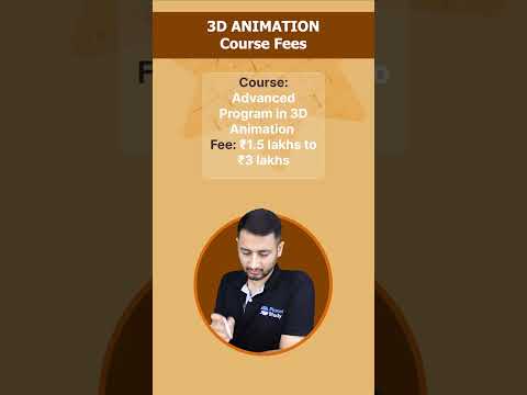 4 lakh Fees for a 3D Animation Course!😮#shorts