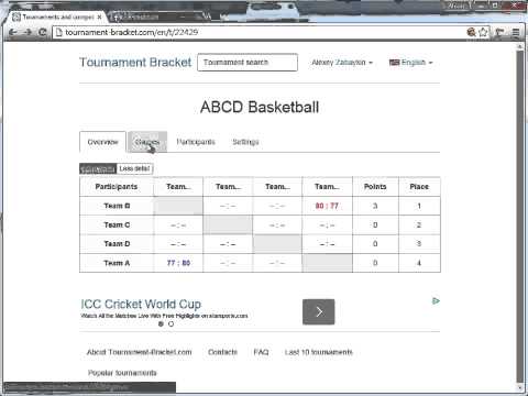 Basketball tournament maker online