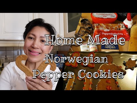 HOW TO MAKE NORWEGIAN PEPPERKAKE/PEPPER COKIES! / LitaFood