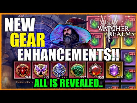 New Gear Enhancements Guide! - Full In Depth Testing | Watcher of Realms - TEST SERVER