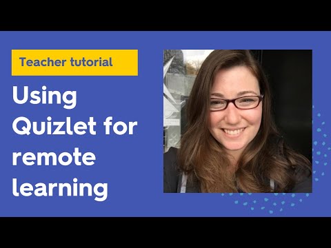 How to use Quizlet for remote learning (A department chair shares her tips)
