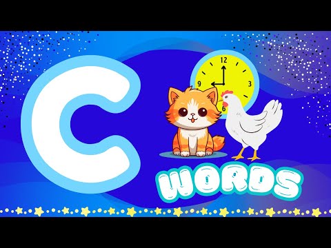 Words That Start with C | C words | C letter words for kids #wordsforkids #cforcat #abc
