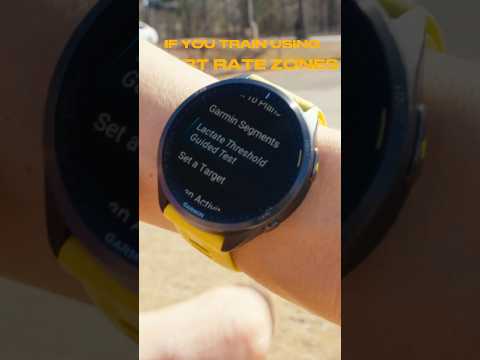 Try this for accurate Heart Rate Zones on your Garmin | Garmin Lactate Threshold Test