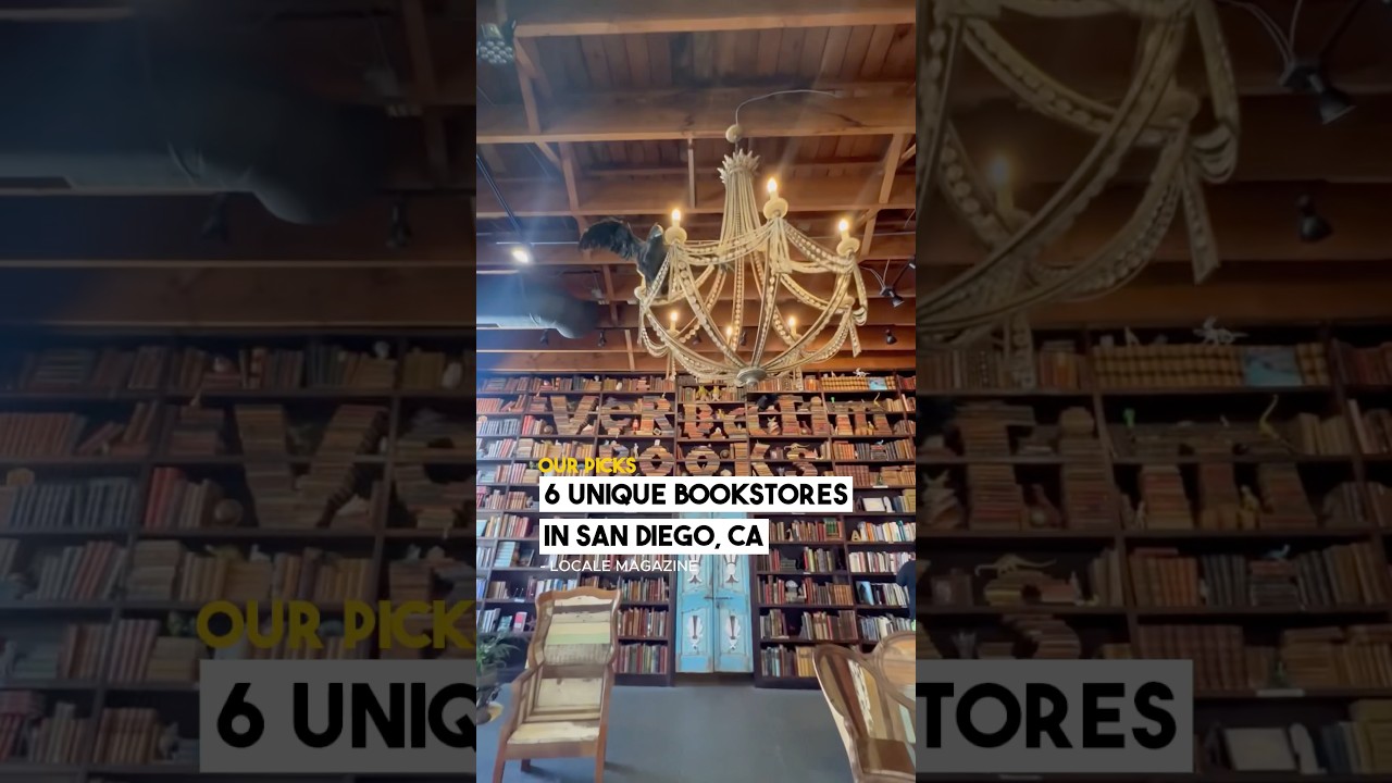 Unique Bookstores You NEED To Visit in San Diego 📚