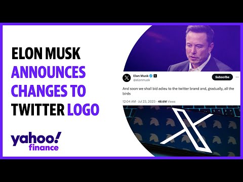 Elon Musk changes Twitter logo in transition to 'X' app