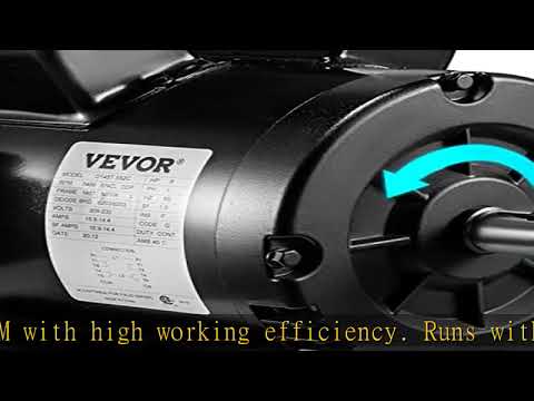 Mophorn 5HP Electric Compressor Motor, 3450RPM 143T/56 Frame Single Phase 7/8" Shaft Diameter Air C