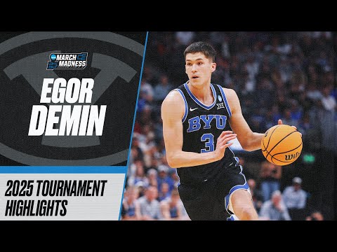 Egor Demin 2025 NCAA tournament highlights - MANIA